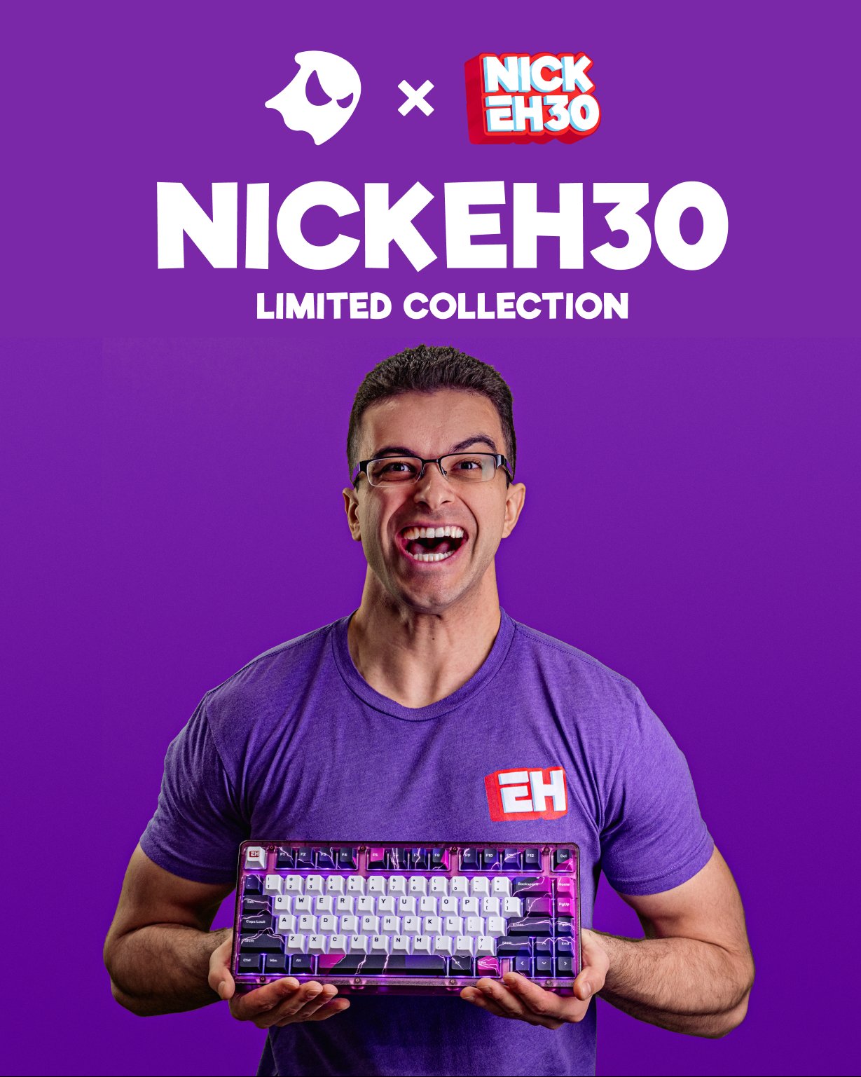 NickEh30 x Ghost Keyboards Collection | Ghostkeyboards
