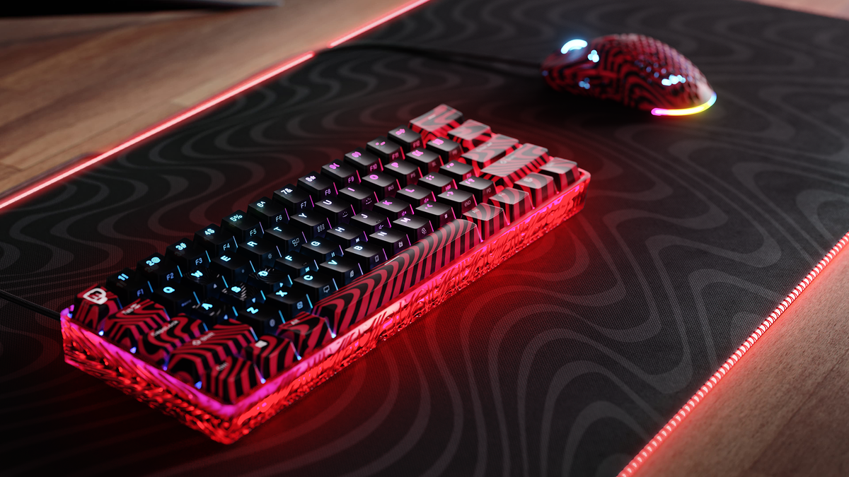 Ghost Keyboards- Pewdiepie Keyboard & Mouse Combo