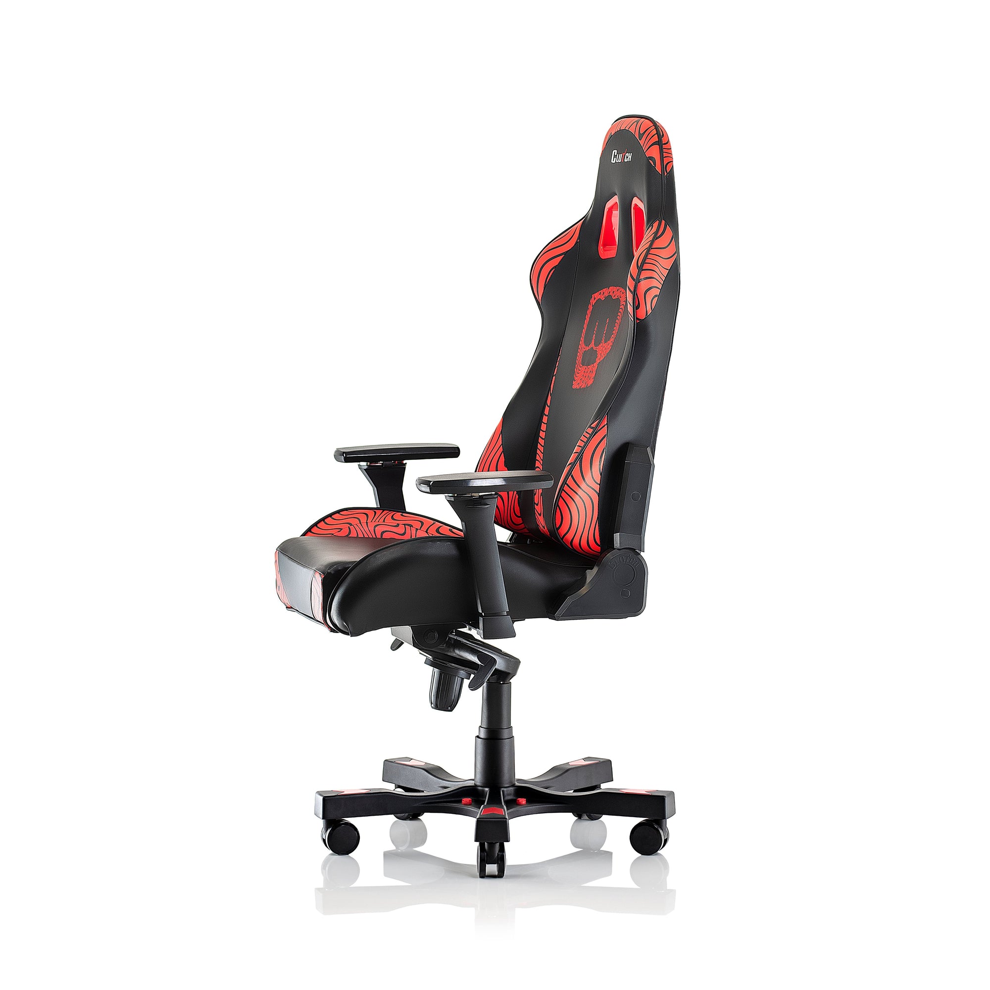 Pewdiepie Edition - Throttle Series Red Gaming Chair| Clutch Chairz