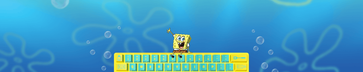 SpongeBob X Ghost K1 Pro Wireless Mechanical Keyboard – Ghost Keyboards