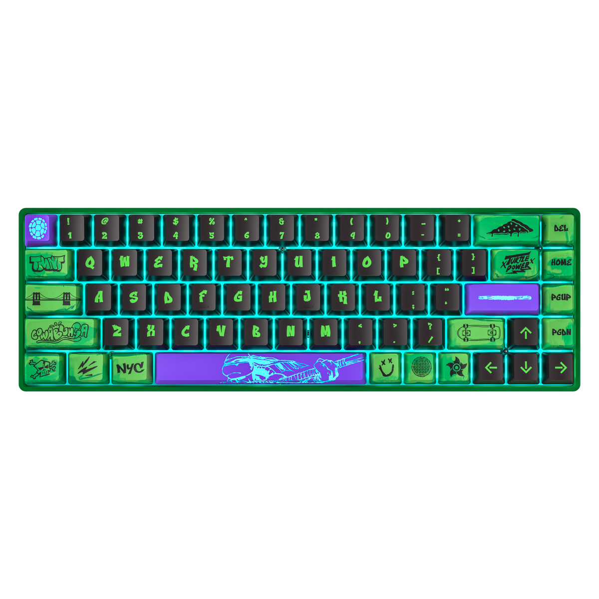 Banshee K68 Magnetic Switch Keyboard - TMNT | Ghost Keyboards