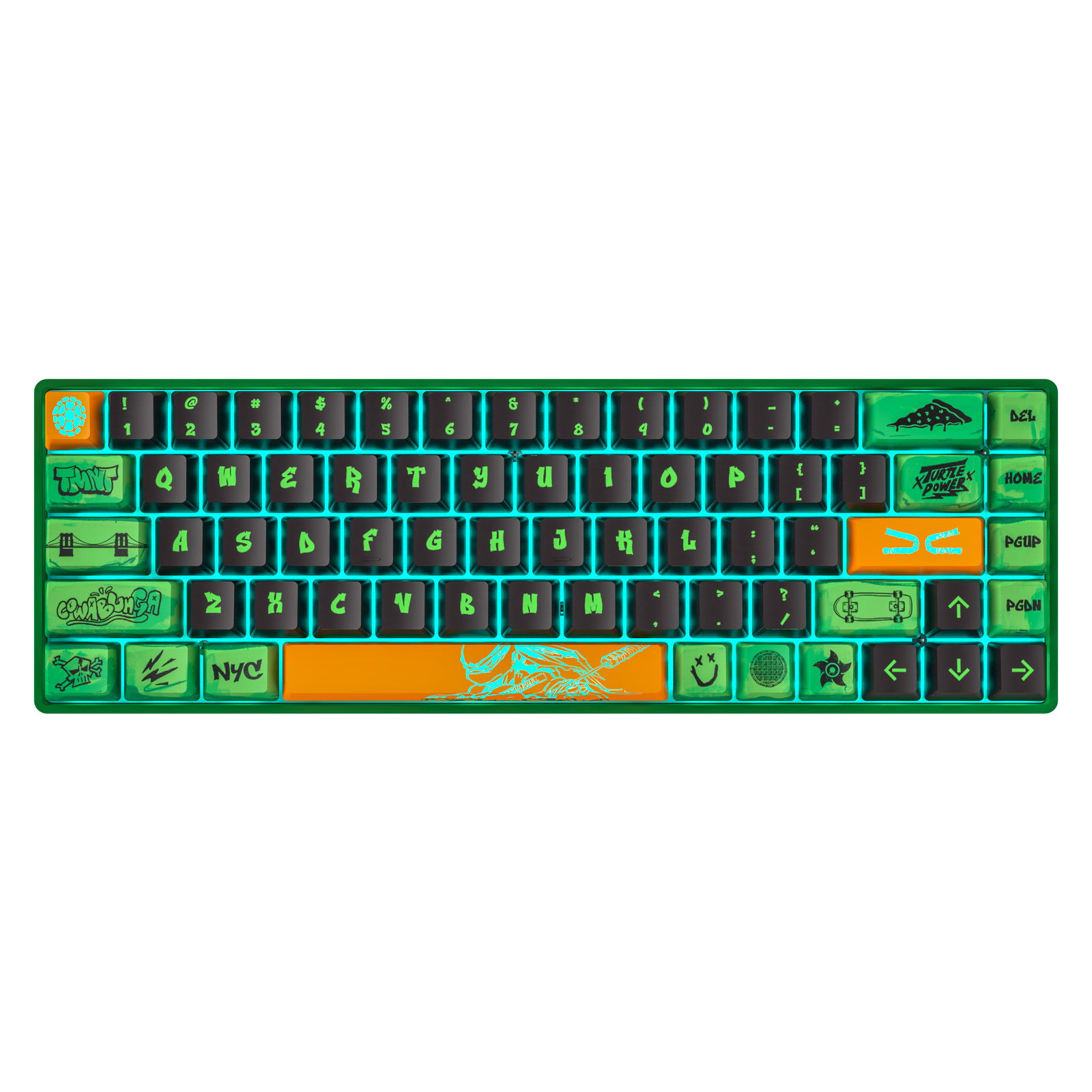 Banshee K68 Magnetic Switch Keyboard - TMNT | Ghost Keyboards