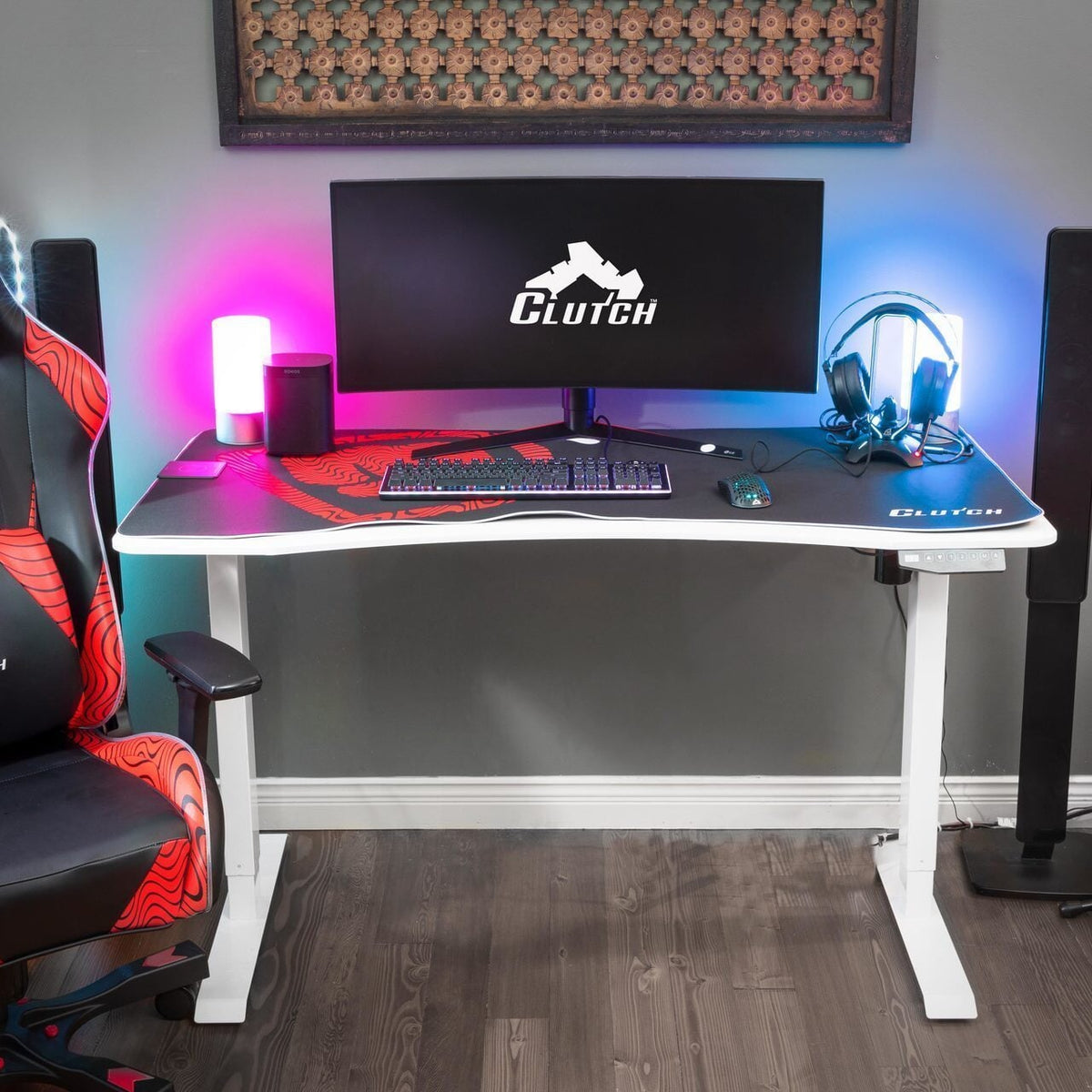 Pewdiepie Edition - Rise Electronic Desk Gaming Chair| Clutch Chairz