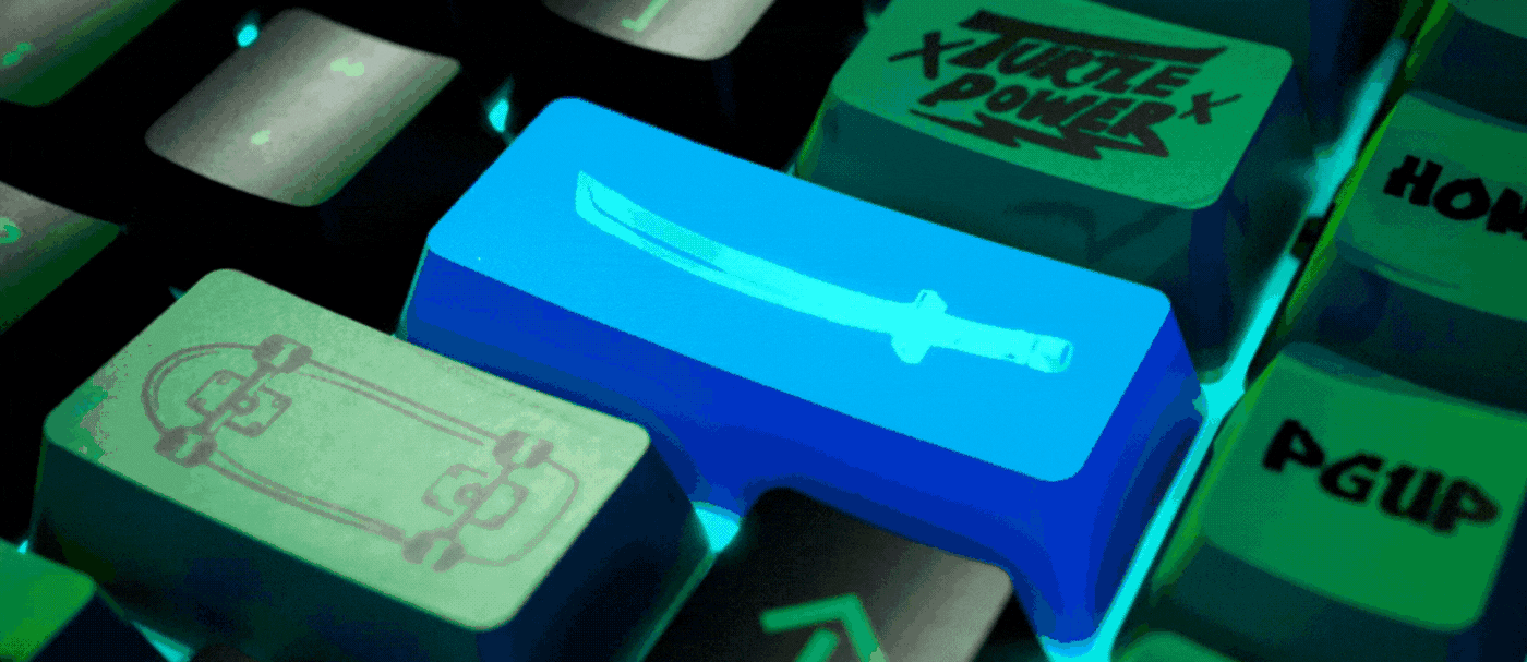 Teenage Mutant Ninja Turtles X Ghost Keyboards