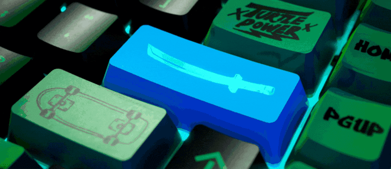 Teenage Mutant Ninja Turtles X Ghost Keyboards