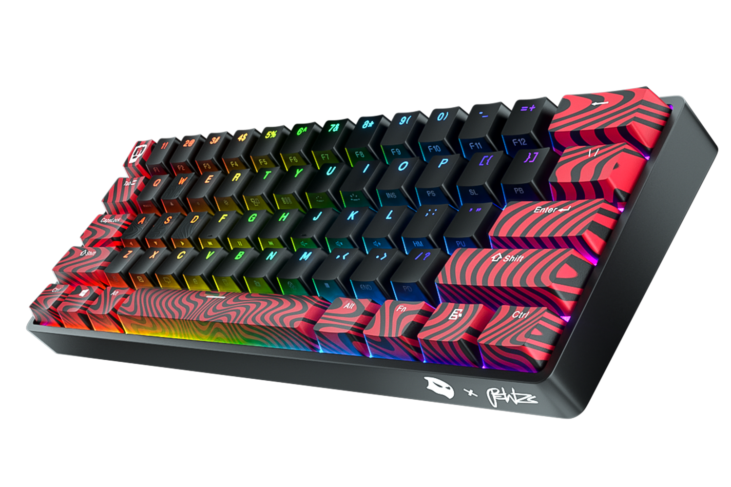 PEWDIEPIE Aluminum Wireless Gaming Keyboard | Ghost Keyboards