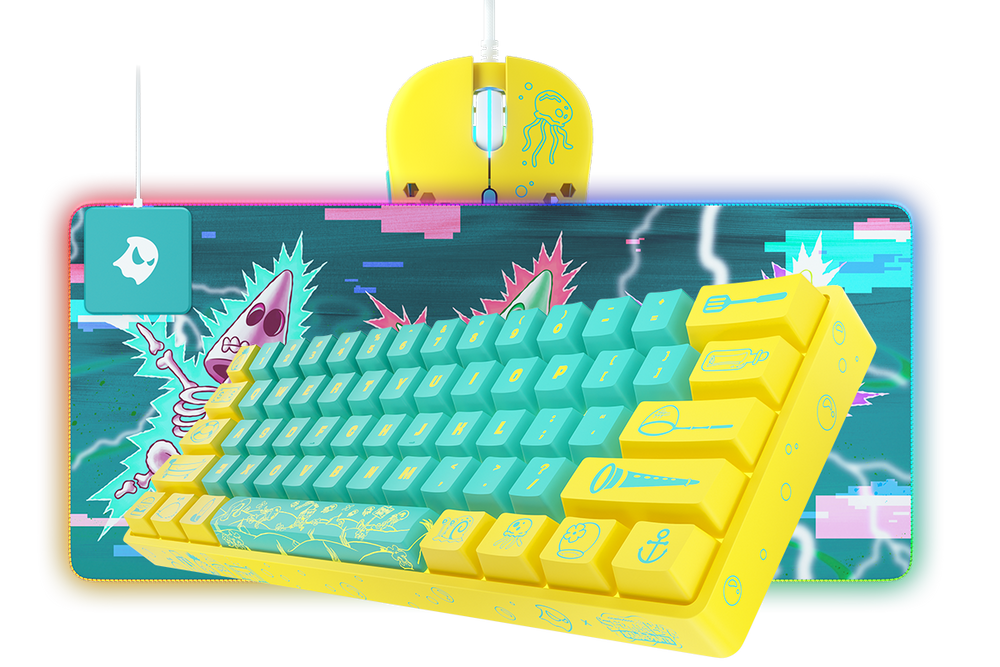 SpongeBob X Ghost Treasure Combo Set | Ghost Keyboards
