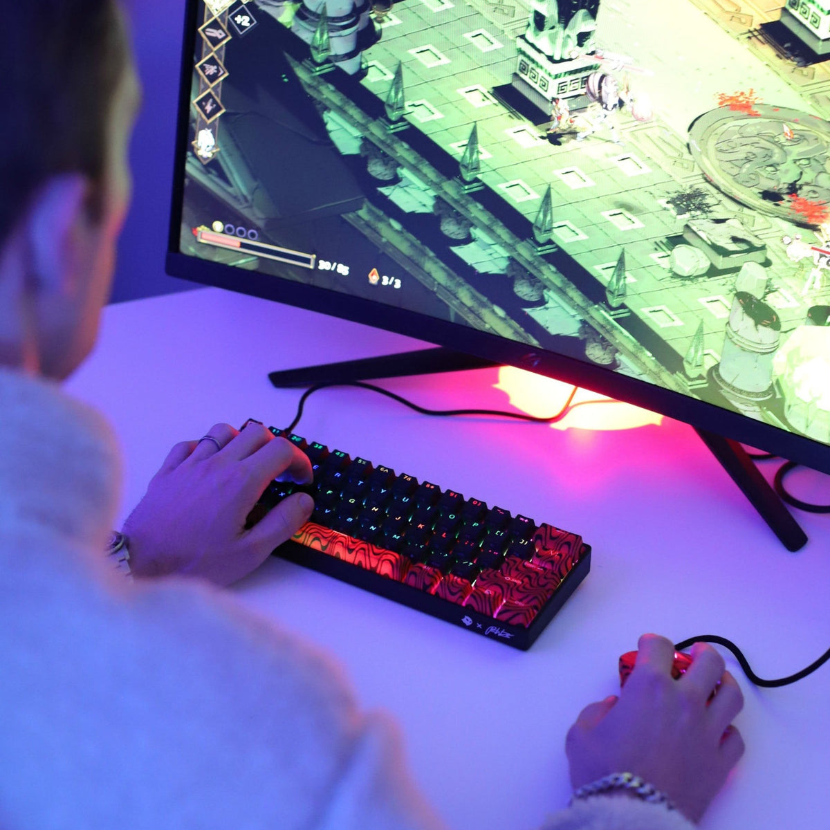 PEWDIEPIE Aluminum Wireless Gaming Keyboard | Ghost Keyboards