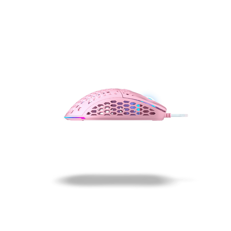 Belle Delphine X Ghost M1 UltraLight Gaming Mouse - Kitty Pink