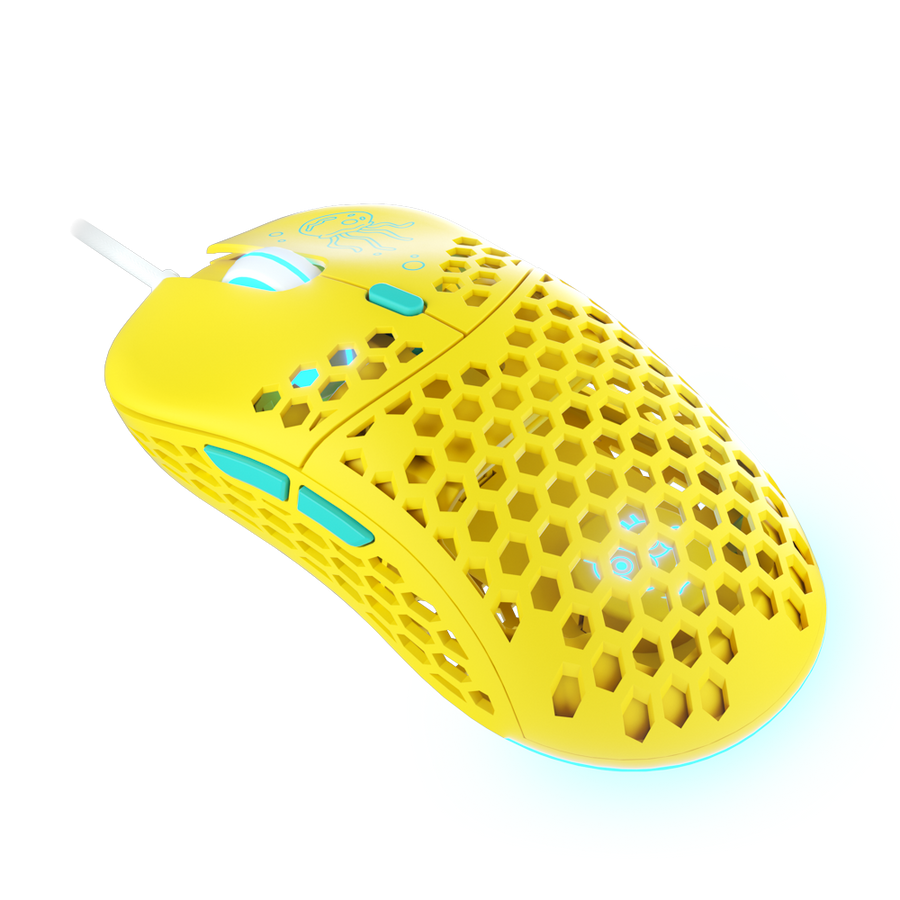 SpongeBob X Ghost M1 UltraLight Gaming Mouse – Ghost Keyboards