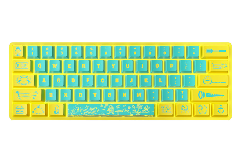 SpongeBob X Ghost K1 Pro Wireless Mechanical Keyboard