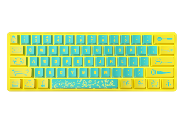 SpongeBob X Ghost K1 Pro Wireless Mechanical Keyboard