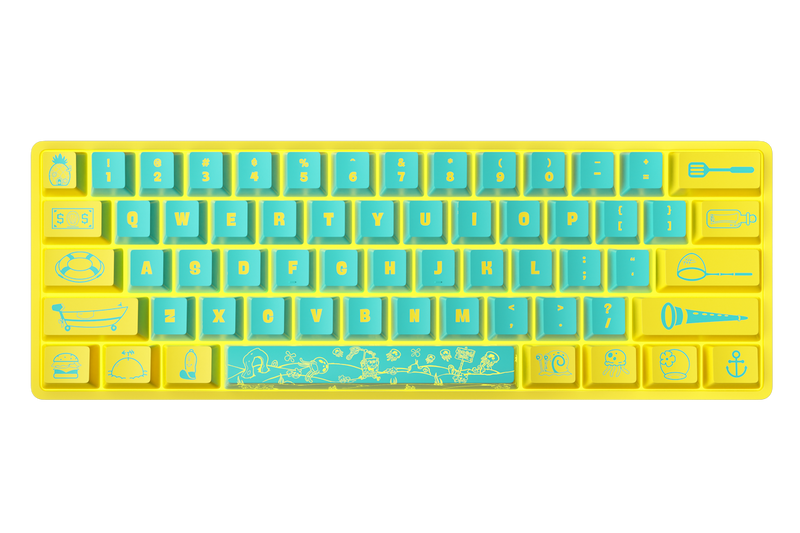 SpongeBob X Ghost K1 Pro Wireless Mechanical Keyboard