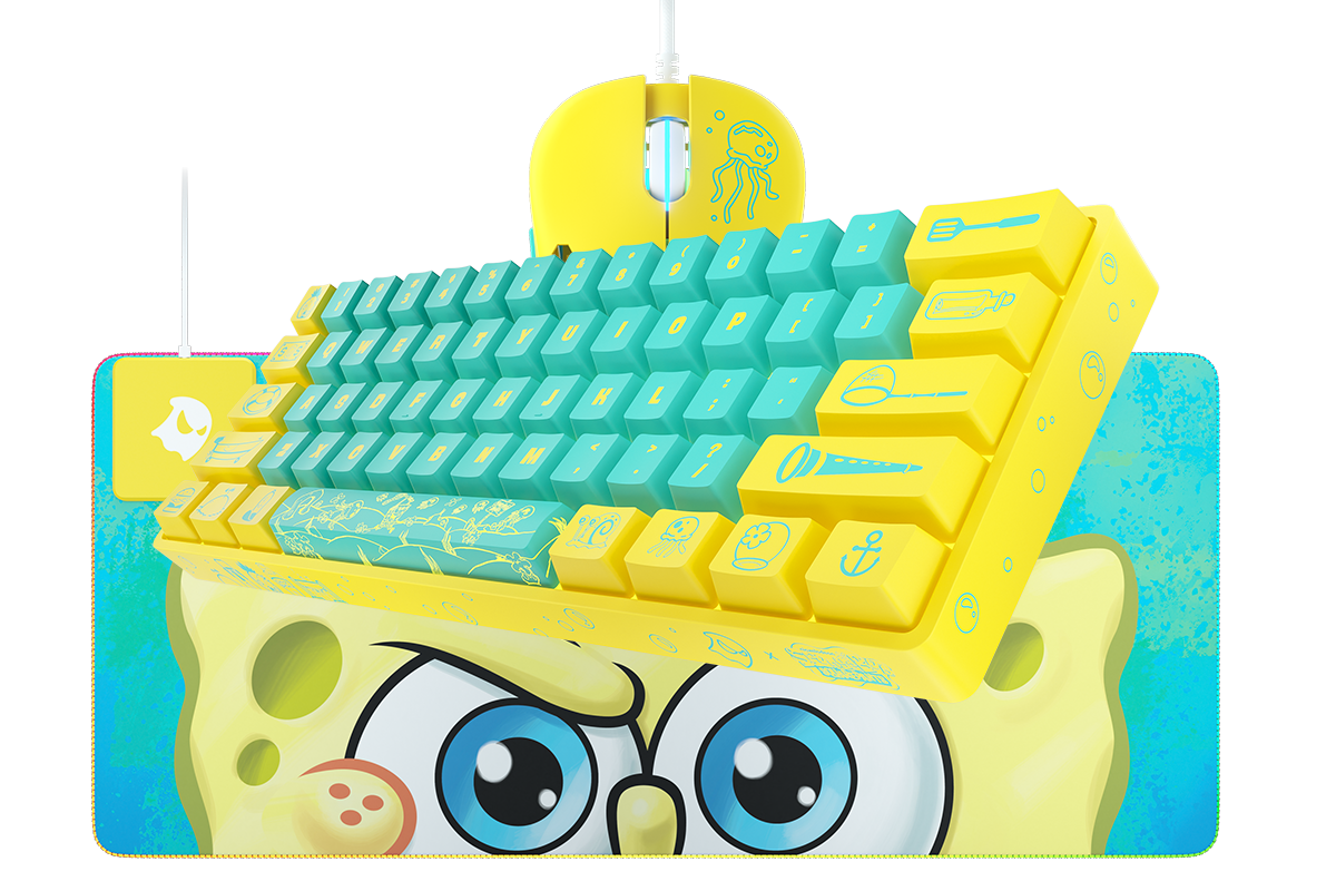 SpongeBob X Ghost Treasure Combo Set | Ghost Keyboards